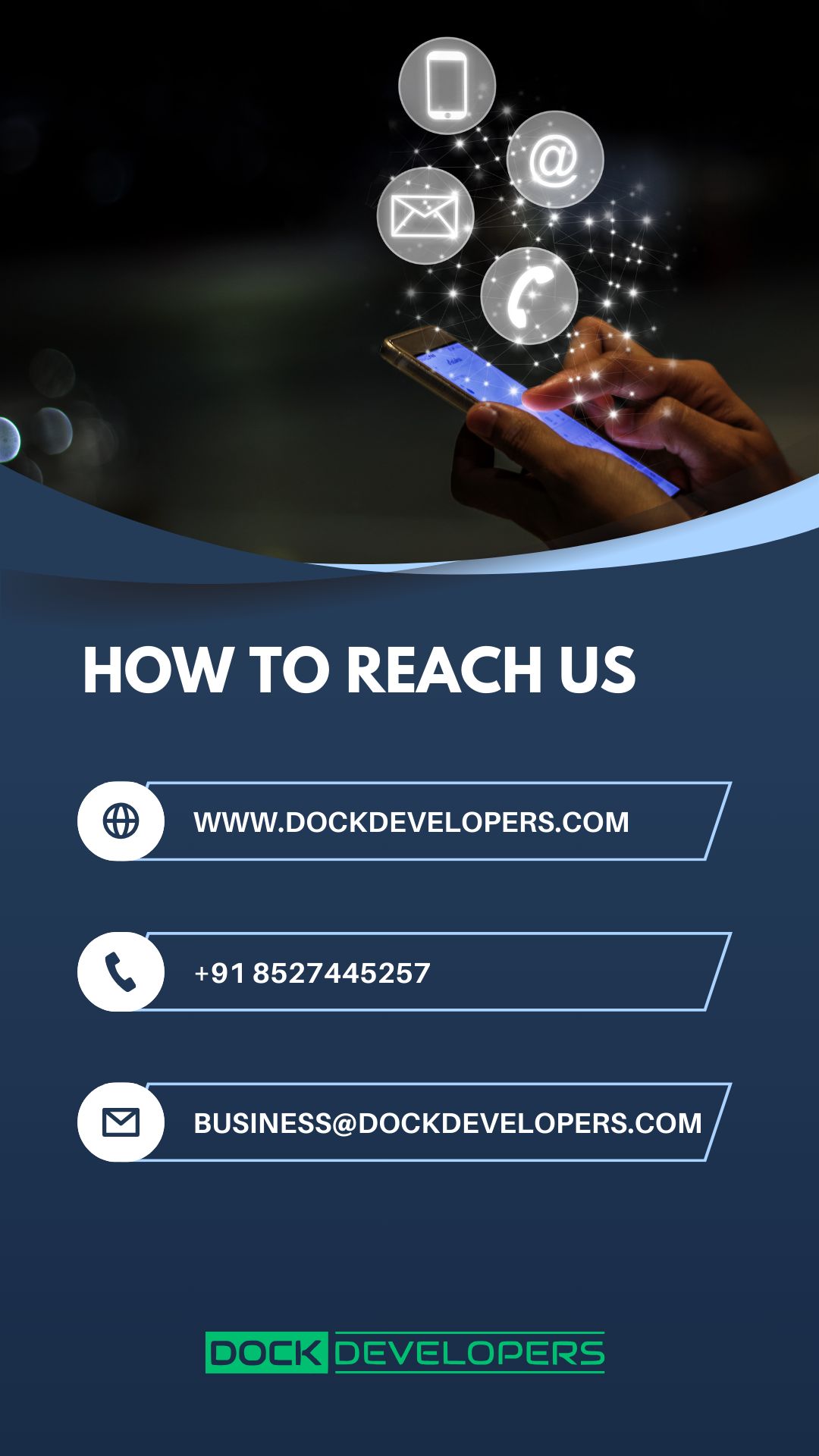 Dock Developers on LinkedIn: Share us with your friends and family… Dock Developers on LinkedIn: Share us with your friends and family…
