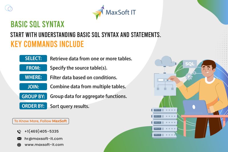Maxsoft IT on LinkedIn: #databases #sqlsyntax #sqlstatements # ... Maxsoft IT on LinkedIn: #databases #sqlsyntax #sqlstatements # ...