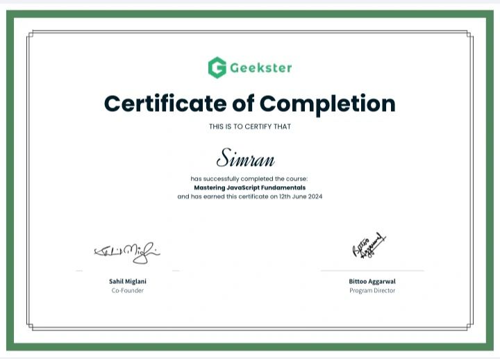 Simran Kumari on LinkedIn: #javascript #coding #learningjourney Simran Kumari on LinkedIn: #javascript #coding #learningjourney