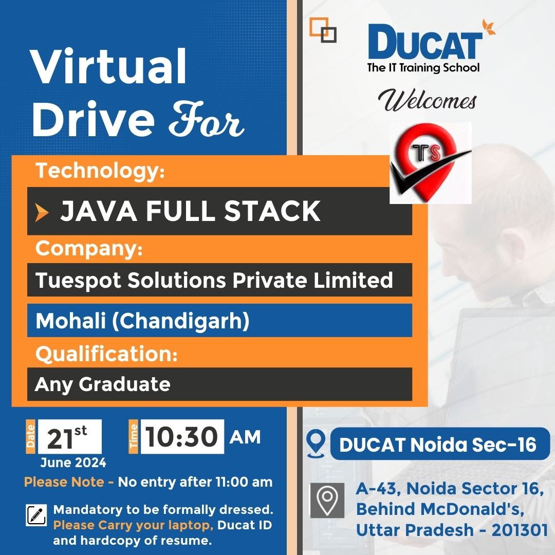 Ducat India on LinkedIn: #ducat #ducatindia #campusplacementdrive # ... Ducat India on LinkedIn: #ducat #ducatindia #campusplacementdrive # ...