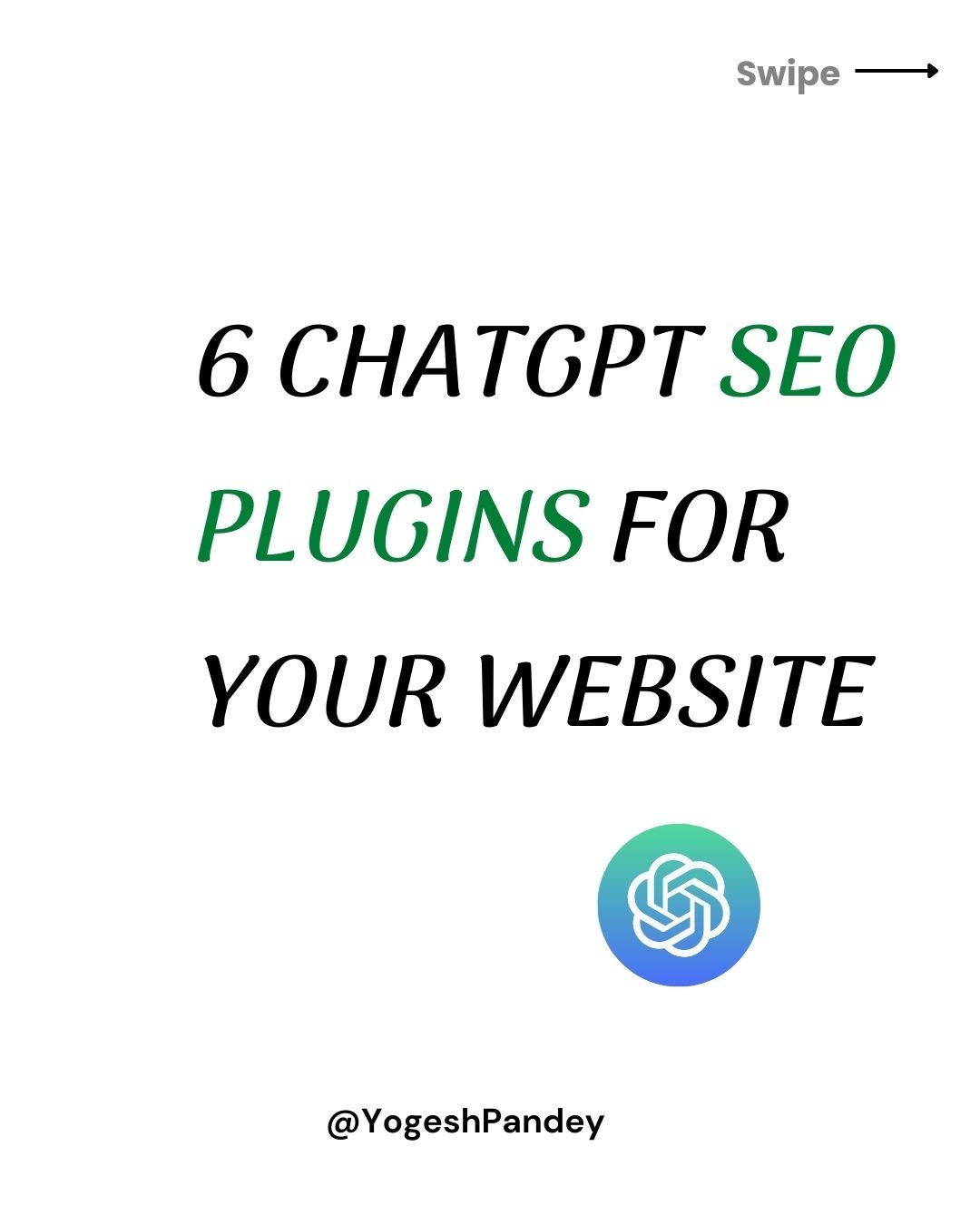 Yogesh Pandey on LinkedIn: #seo #chatgpt #seotips #chatgptplugins #ai # ... Yogesh Pandey on LinkedIn: #seo #chatgpt #seotips #chatgptplugins #ai # ...