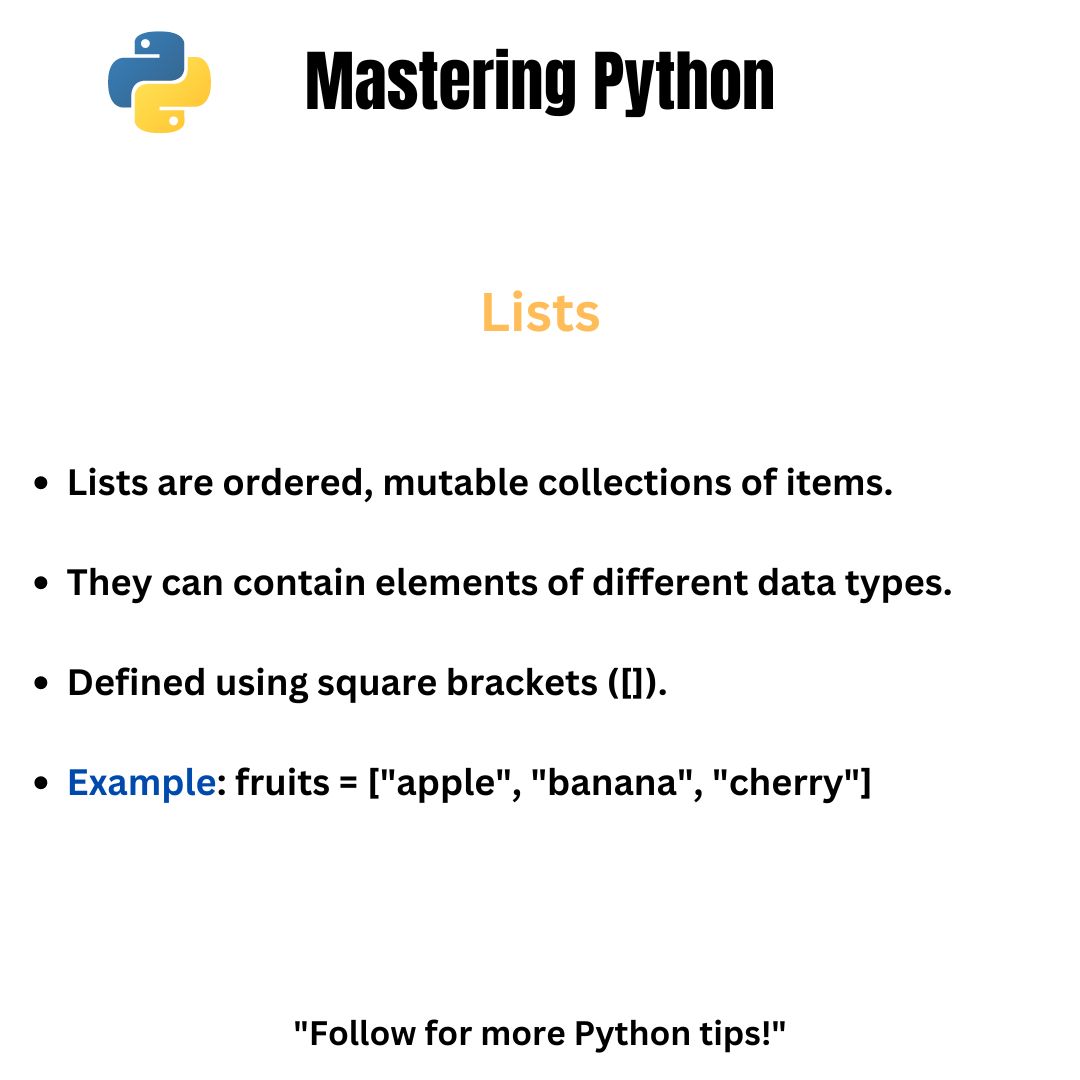 Josh Jebastine on LinkedIn: #python #lists #coding #programming # ... Josh Jebastine on LinkedIn: #python #lists #coding #programming # ...