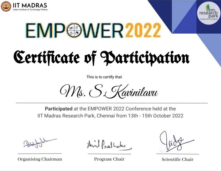 Kavinilavu Senthilkumar on LinkedIn: Hello, Participated and Get ... Kavinilavu Senthilkumar on LinkedIn: Hello, Participated and Get ...