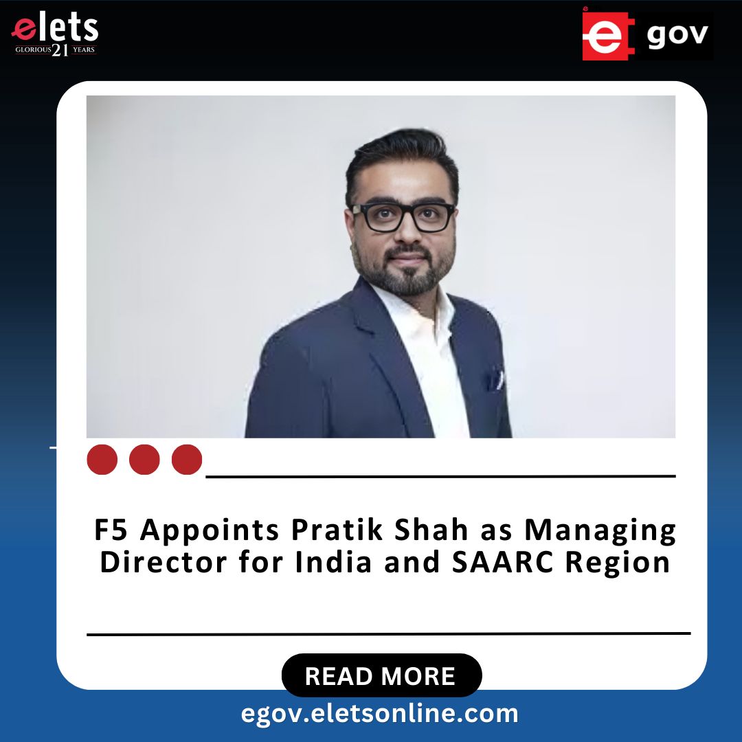 Elets Governance on LinkedIn: F5 Appoints Pratik Shah as Managing ... Elets Governance on LinkedIn: F5 Appoints Pratik Shah as Managing ...