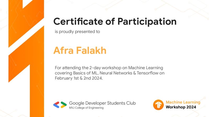 Afra Falakh on LinkedIn: #gdsc #machinelearning # ... Afra Falakh on LinkedIn: #gdsc #machinelearning # ...