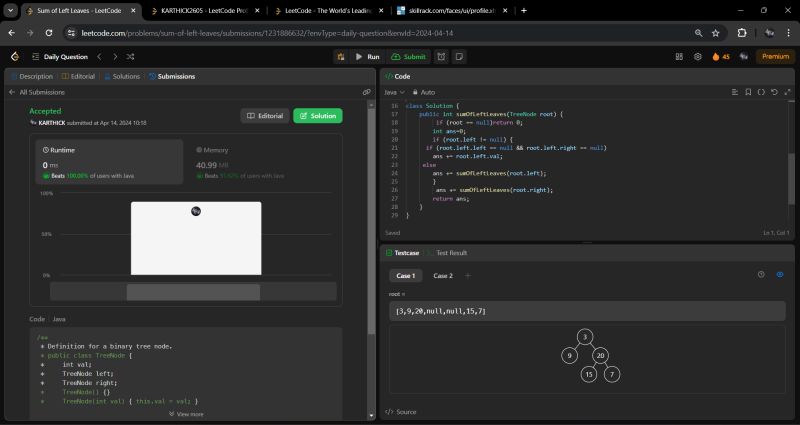 KARTHICK . on LinkedIn: #100daysleetcodechallenge #codejourney # ... KARTHICK . on LinkedIn: #100daysleetcodechallenge #codejourney # ...