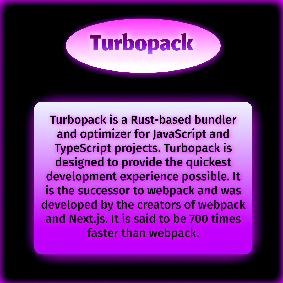 Sourabh Jana on LinkedIn: #webpack #turbopack #bundle #react #nextjs Sourabh Jana on LinkedIn: #webpack #turbopack #bundle #react #nextjs