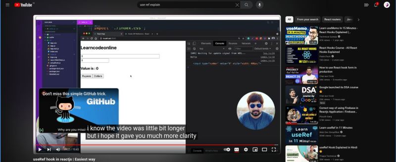 Aryan Jain on LinkedIn: just learn about the Useref hook and i have a ... Aryan Jain on LinkedIn: just learn about the Useref hook and i have a ...