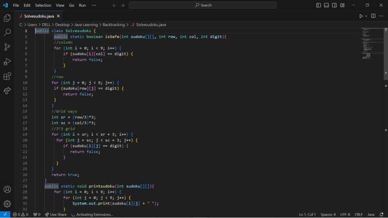 Sanjay Mithiya on LinkedIn: #backtracking #recursion #sudokusolver # ... Sanjay Mithiya on LinkedIn: #backtracking #recursion #sudokusolver # ...