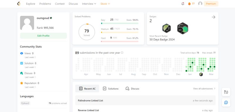 Oum Venkata Narayana Goud Mogadampally on LinkedIn: #day #dailycoding # ... Oum Venkata Narayana Goud Mogadampally on LinkedIn: #day #dailycoding # ...