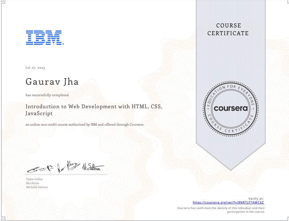 Gaurav Jha on LinkedIn: #certificate #coursera #growth Gaurav Jha on LinkedIn: #certificate #coursera #growth