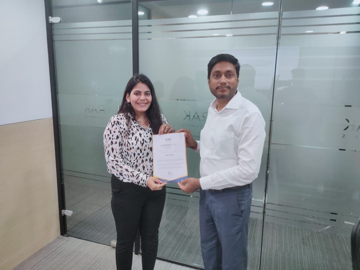 Tanu Gupta on LinkedIn: #internship #rakceramics #professionalgrowth # ... Tanu Gupta on LinkedIn: #internship #rakceramics #professionalgrowth # ...