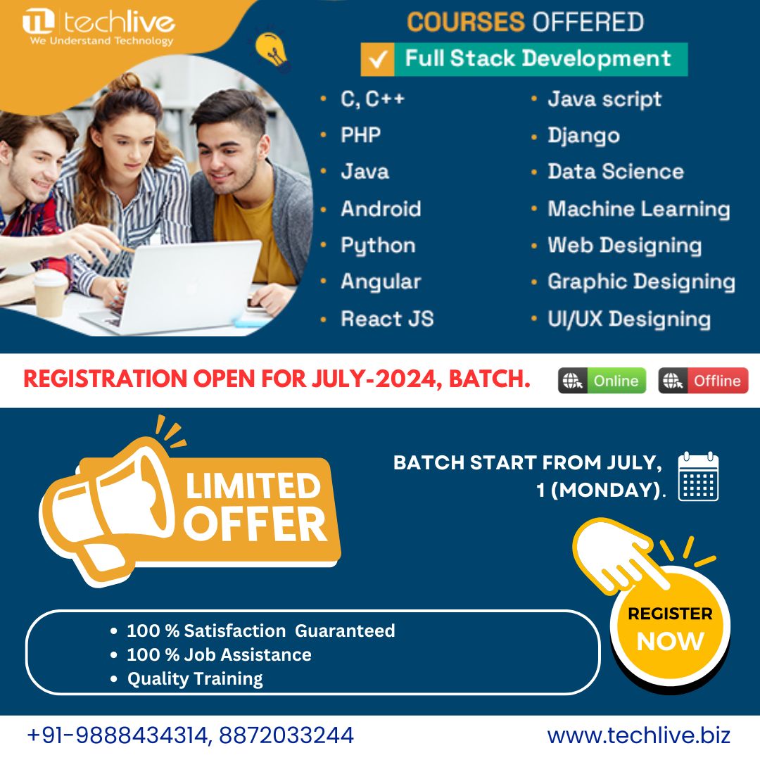 TECHLIVE SOLUTIONS on LinkedIn: #registrationopen #learnonline # ... TECHLIVE SOLUTIONS on LinkedIn: #registrationopen #learnonline # ...