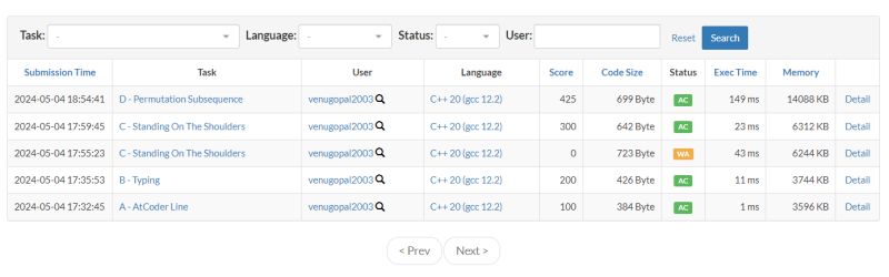 Neyigapula Venu Gopal on LinkedIn: #atcoder #competitiveprogramming Neyigapula Venu Gopal on LinkedIn: #atcoder #competitiveprogramming
