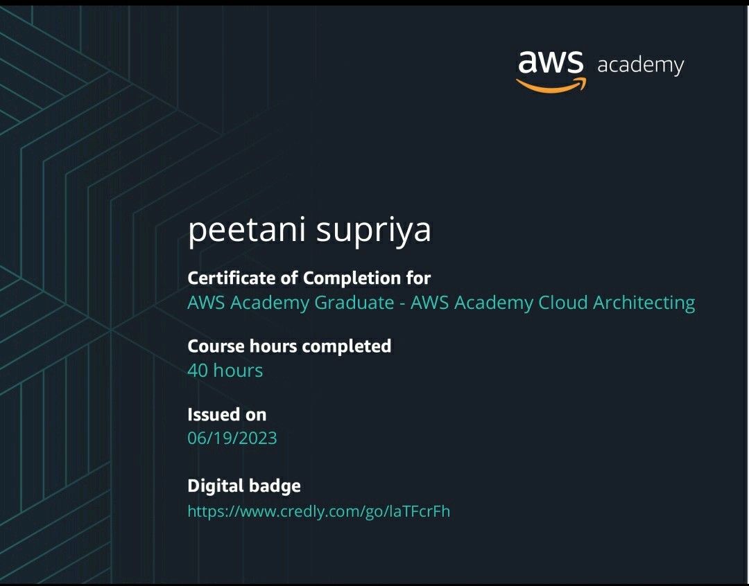 Supriya peetani on LinkedIn: #cloud Supriya peetani on LinkedIn: #cloud