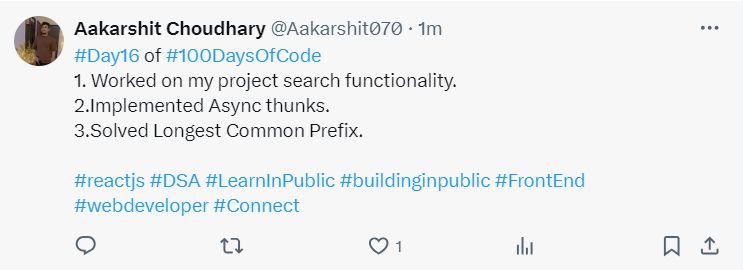 Aakarshit Choudhary on LinkedIn: #day16 #100daysofcode #reactjs # ... Aakarshit Choudhary on LinkedIn: #day16 #100daysofcode #reactjs # ...