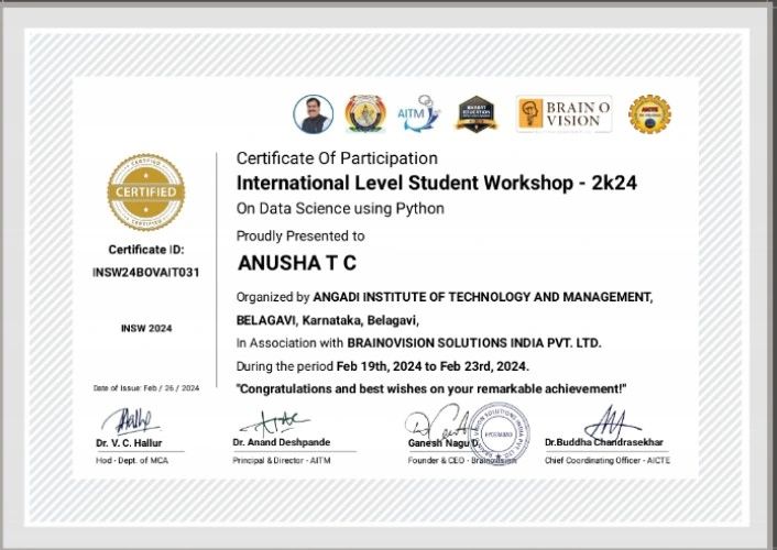 Anusha Acharya on LinkedIn: #datascience #python #workshop # ... Anusha Acharya on LinkedIn: #datascience #python #workshop # ...