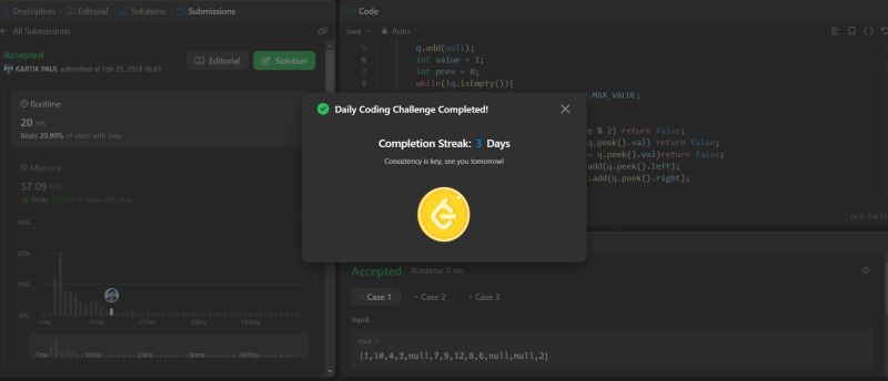 Kartik Paul on LinkedIn: #leetcode #dailycodingchallenge Kartik Paul on LinkedIn: #leetcode #dailycodingchallenge