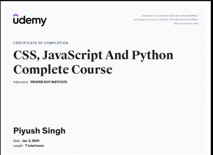 Piyush Singh on LinkedIn: #webdevelopment #css #javascript #python # ... Piyush Singh on LinkedIn: #webdevelopment #css #javascript #python # ...