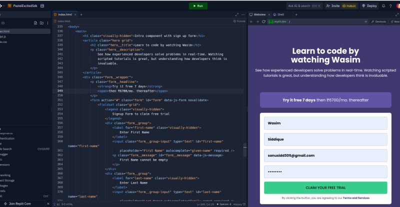 Wasim Siddique on LinkedIn: #html #css #codeart #webdesign #jsstart # ... Wasim Siddique on LinkedIn: #html #css #codeart #webdesign #jsstart # ...