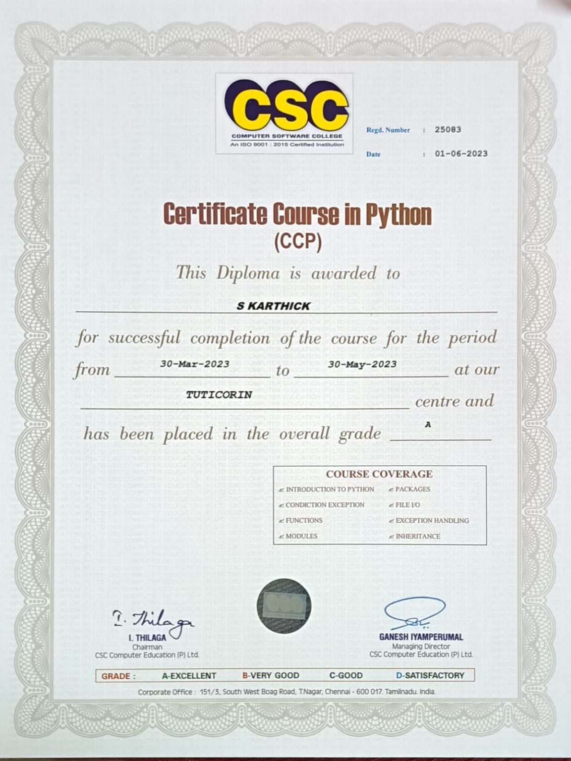 Karthick TS on LinkedIn: 'Python' Programming Karthick TS on LinkedIn: 'Python' Programming