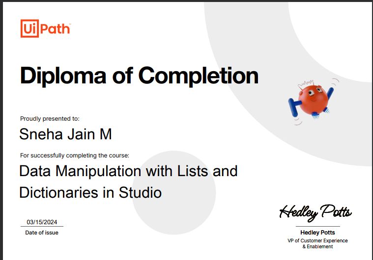 Sneha Jain on LinkedIn: #rpa #uipath Sneha Jain on LinkedIn: #rpa #uipath