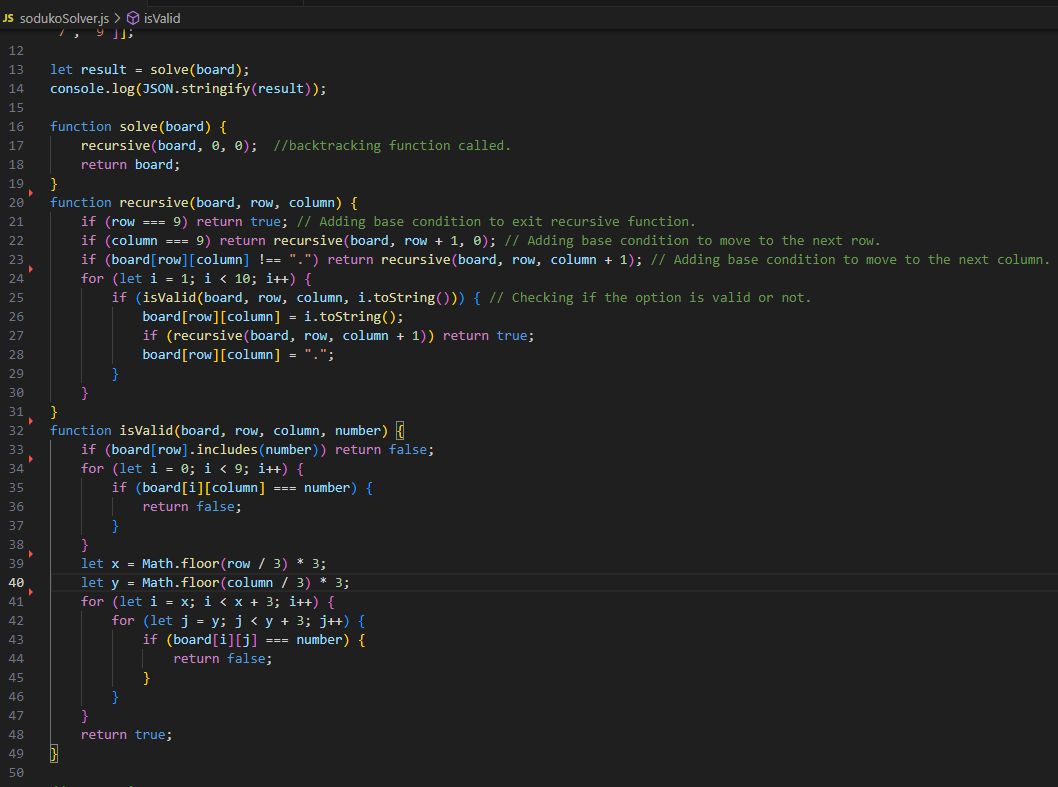 Sachin Gupta on LinkedIn: #leetcode #coding #javascript #sudokusolver # ... Sachin Gupta on LinkedIn: #leetcode #coding #javascript #sudokusolver # ...