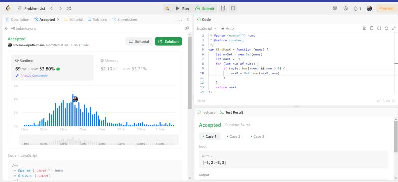 SreeSankar P on LinkedIn: #coding #javascript #leetcode #programming ... SreeSankar P on LinkedIn: #coding #javascript #leetcode #programming ...