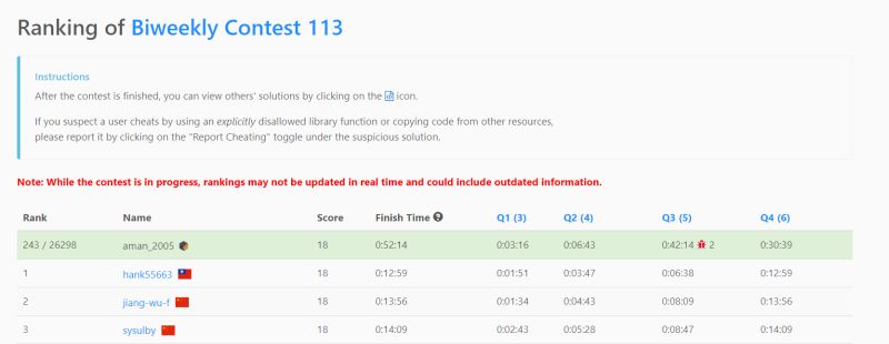 Amandeep Verma on LinkedIn: Leetcode Biweekly Contest 113 Intuitions ... Amandeep Verma on LinkedIn: Leetcode Biweekly Contest 113 Intuitions ...