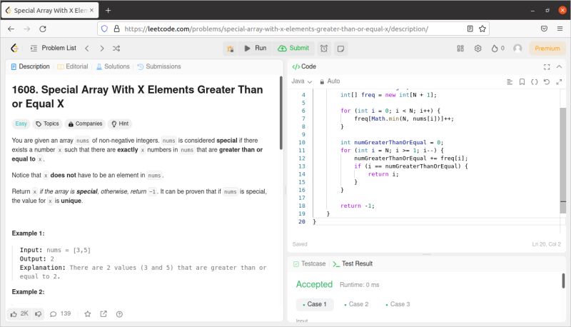 Shamrethasri Sivakumar on LinkedIn: #java #leetcode #codingchallenge # ... Shamrethasri Sivakumar on LinkedIn: #java #leetcode #codingchallenge # ...