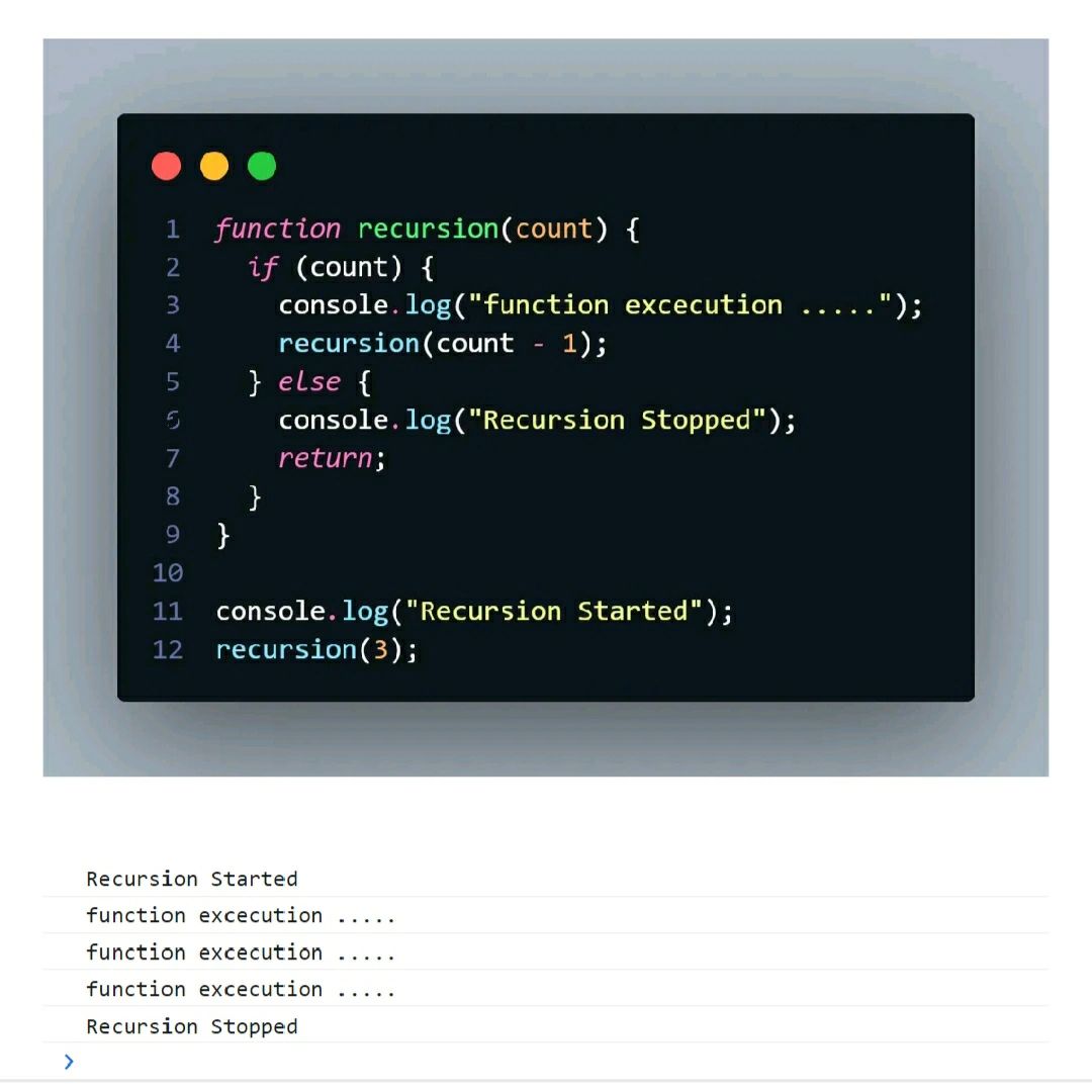 Md. Mujahidul Islam on LinkedIn: #recursion #javascript #function Md. Mujahidul Islam on LinkedIn: #recursion #javascript #function