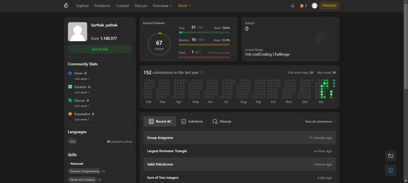 Sarthak Pathak on LinkedIn: #leetcode #day24 #leetcodechallenge #coding ... Sarthak Pathak on LinkedIn: #leetcode #day24 #leetcodechallenge #coding ...