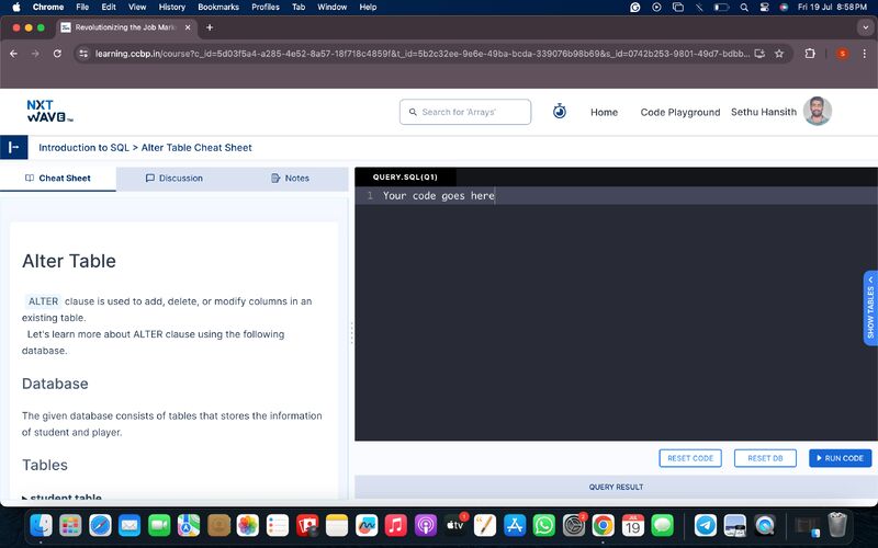 Sethu Hansith Dasari on LinkedIn: #learningprogress #nxtwave #ccbp # ... Sethu Hansith Dasari on LinkedIn: #learningprogress #nxtwave #ccbp # ...