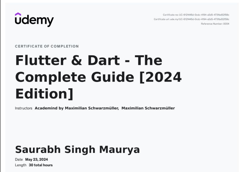 Saurabh Singh Maurya on LinkedIn: #professionalgrowth #flutter #dart # ... Saurabh Singh Maurya on LinkedIn: #professionalgrowth #flutter #dart # ...