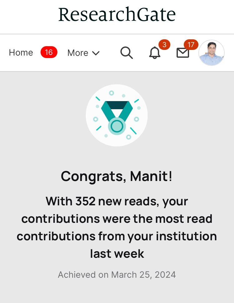 Manit Mishra on LinkedIn: #research #management Manit Mishra on LinkedIn: #research #management
