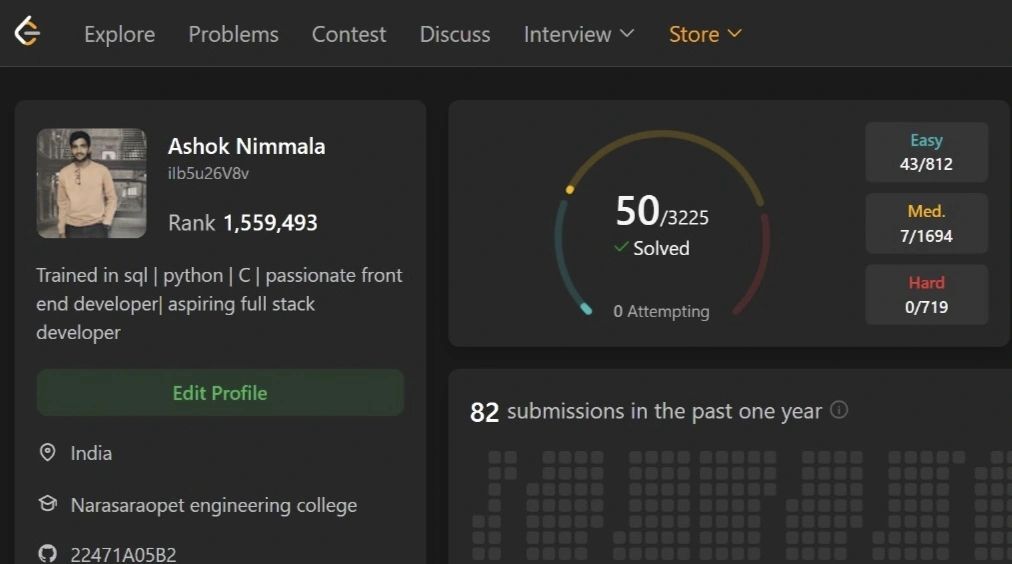 Ashok Nimmala on LinkedIn: #leetcode #coding #programming #algorithms # ... Ashok Nimmala on LinkedIn: #leetcode #coding #programming #algorithms # ...