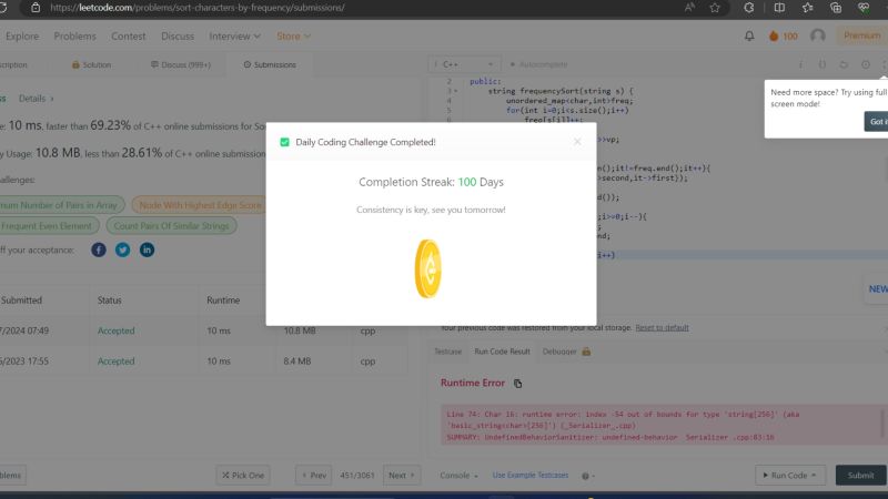 Vishal Agarwal on LinkedIn: #leetcode #problemsolving #codingjourney ... Vishal Agarwal on LinkedIn: #leetcode #problemsolving #codingjourney ...