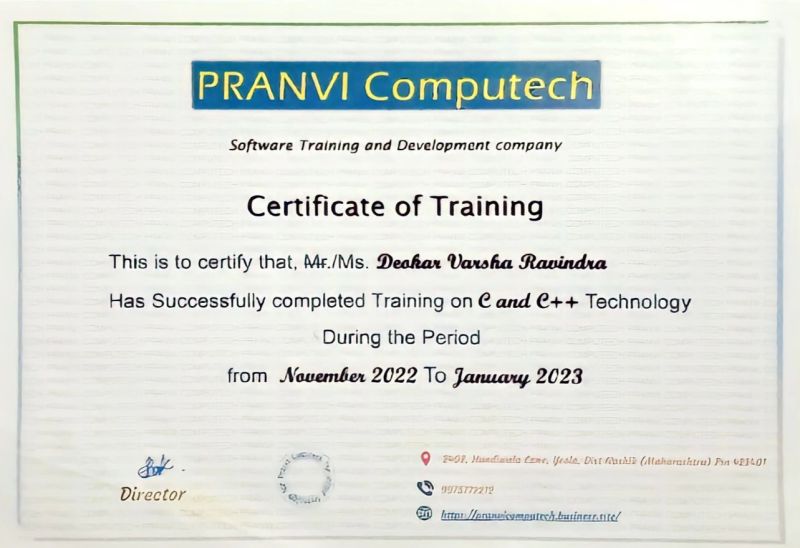 Varsha Deokar on LinkedIn: Hello Everyone!!! Happy to share that I had ... Varsha Deokar on LinkedIn: Hello Everyone!!! Happy to share that I had ...