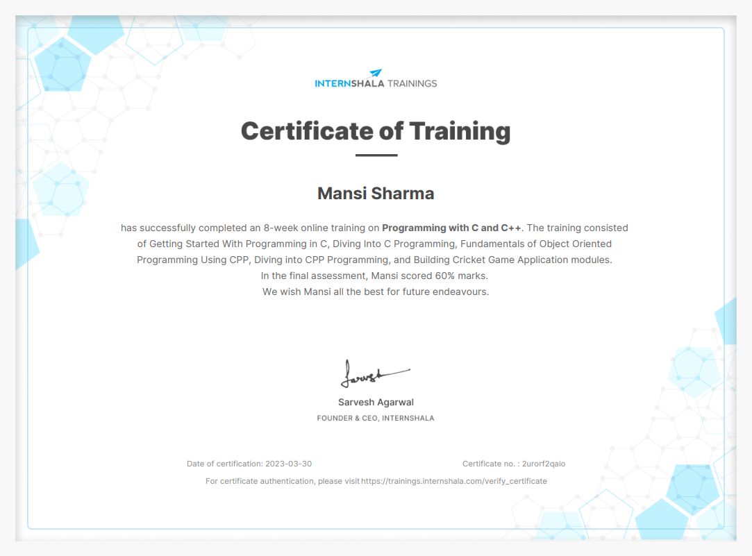 Mansi Sharma on LinkedIn: #programming #cprogramming #cppprogramming # ... Mansi Sharma on LinkedIn: #programming #cprogramming #cppprogramming # ...