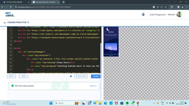 mukesh dangi on LinkedIn: #day11 #30daysofcodechallenge #ccbp #nxtwave ... mukesh dangi on LinkedIn: #day11 #30daysofcodechallenge #ccbp #nxtwave ...
