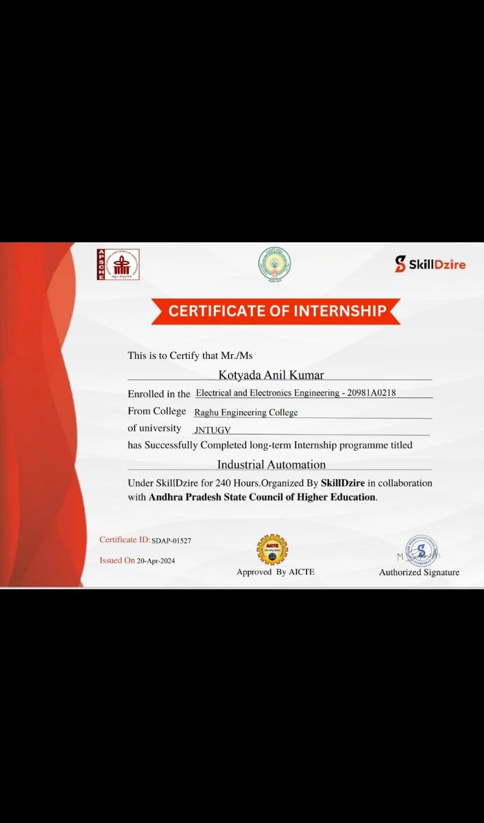 KOTYADA ANIL KUMAR on LinkedIn: Industrial Automation Long-term ... KOTYADA ANIL KUMAR on LinkedIn: Industrial Automation Long-term ...