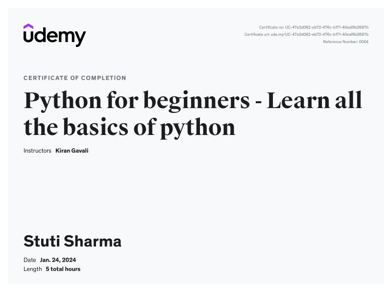 Stuti Sharma on LinkedIn: #python #programmingjourney #developer #coding Stuti Sharma on LinkedIn: #python #programmingjourney #developer #coding