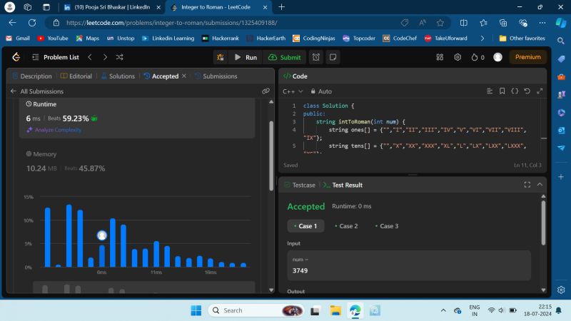 Pooja Sri Bhaskar on LinkedIn: #100daysofcode #leetcode #problemsolving ... Pooja Sri Bhaskar on LinkedIn: #100daysofcode #leetcode #problemsolving ...