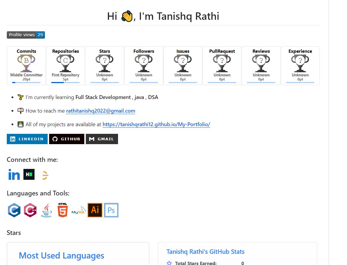 Tanishq Rathi on LinkedIn: #github #coding #portfolio #techenthusiast Tanishq Rathi on LinkedIn: #github #coding #portfolio #techenthusiast