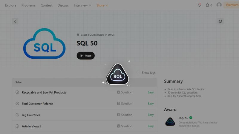 Mathimalar Saravanakumar on LinkedIn: #mysql #leetcode #50dayschallenge Mathimalar Saravanakumar on LinkedIn: #mysql #leetcode #50dayschallenge