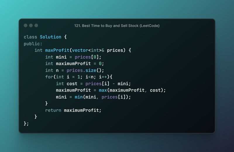 LeetCode problem no.121: How to buy and sell stock | VIMAL ANAND posted ... LeetCode problem no.121: How to buy and sell stock | VIMAL ANAND posted ...