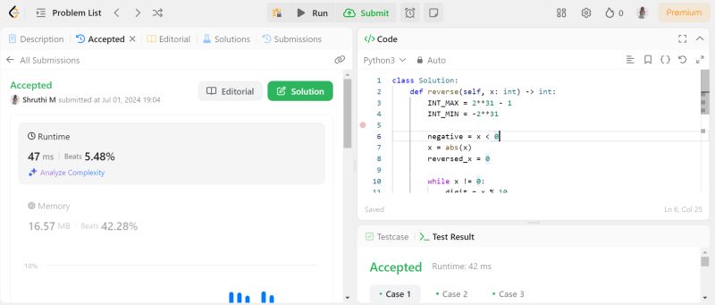 SHRUTHI MOHAN on LinkedIn: #50daysofcode #leetcode SHRUTHI MOHAN on LinkedIn: #50daysofcode #leetcode