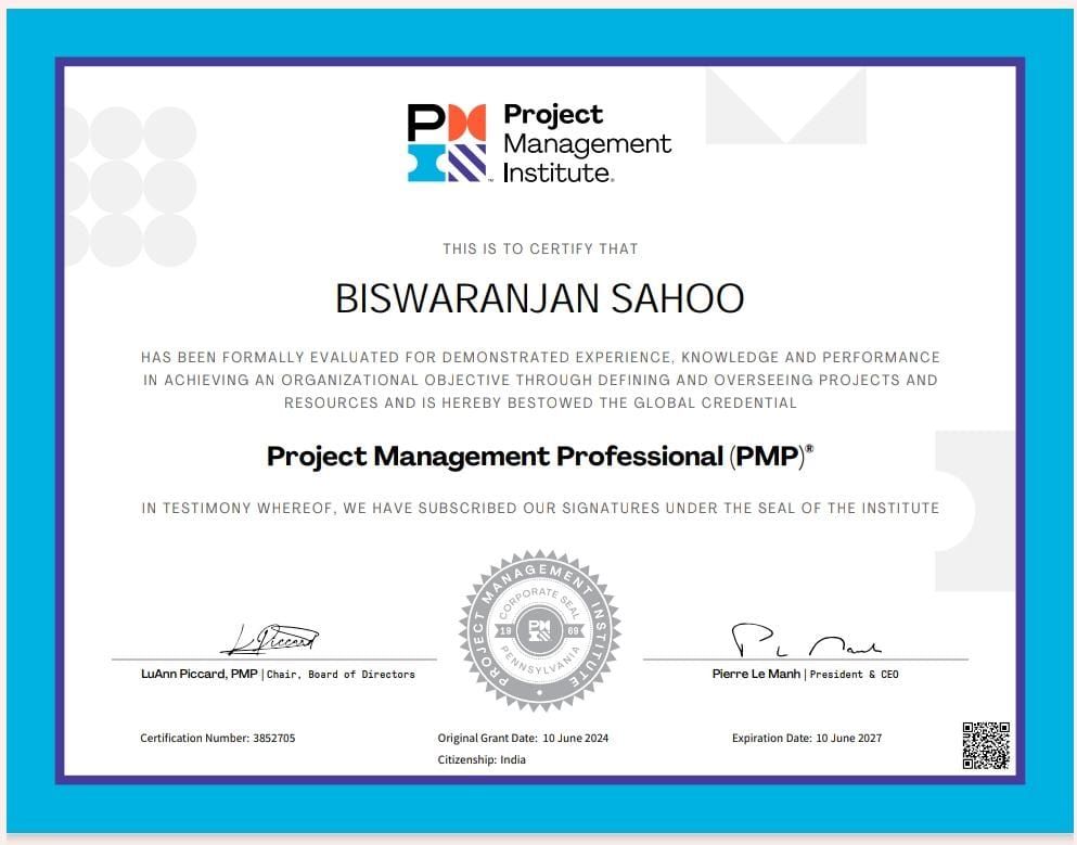 Biswaranjan Sahoo(PMP)® on LinkedIn: #2024goal #pmp #udemy #youtube # ... Biswaranjan Sahoo(PMP)® on LinkedIn: #2024goal #pmp #udemy #youtube # ...
