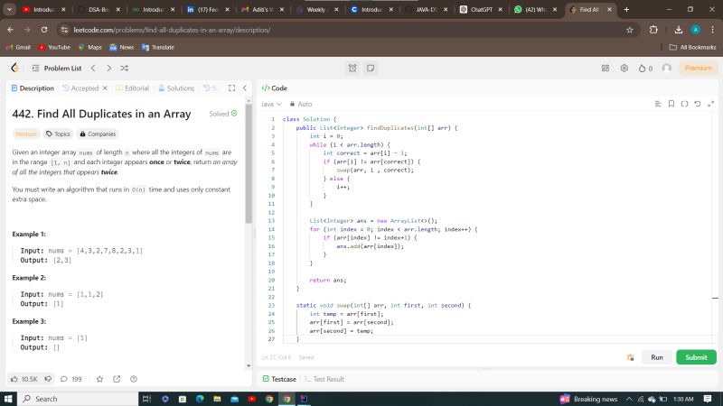 Aditi Yadav on LinkedIn: #100daysofcode #coding #java #algorithms # ... Aditi Yadav on LinkedIn: #100daysofcode #coding #java #algorithms # ...