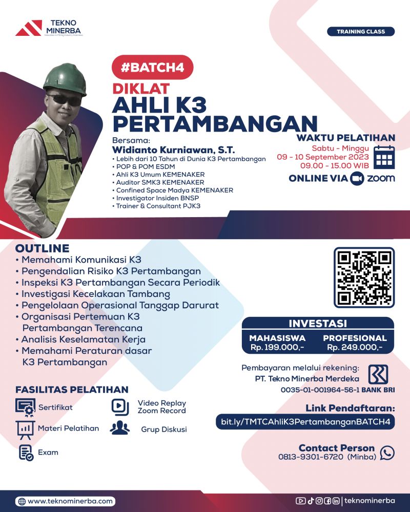 Tekno Minerba on LinkedIn: #batch4 Tekno Minerba on LinkedIn: #batch4
